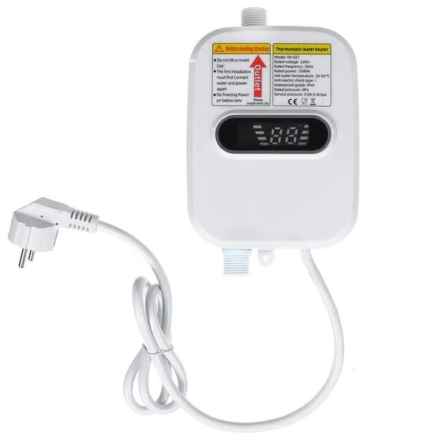 DUS ELECTRIC INSTANT PENTRU INCALZIT APA , AFISAJ TEMPERATURA LCD ...