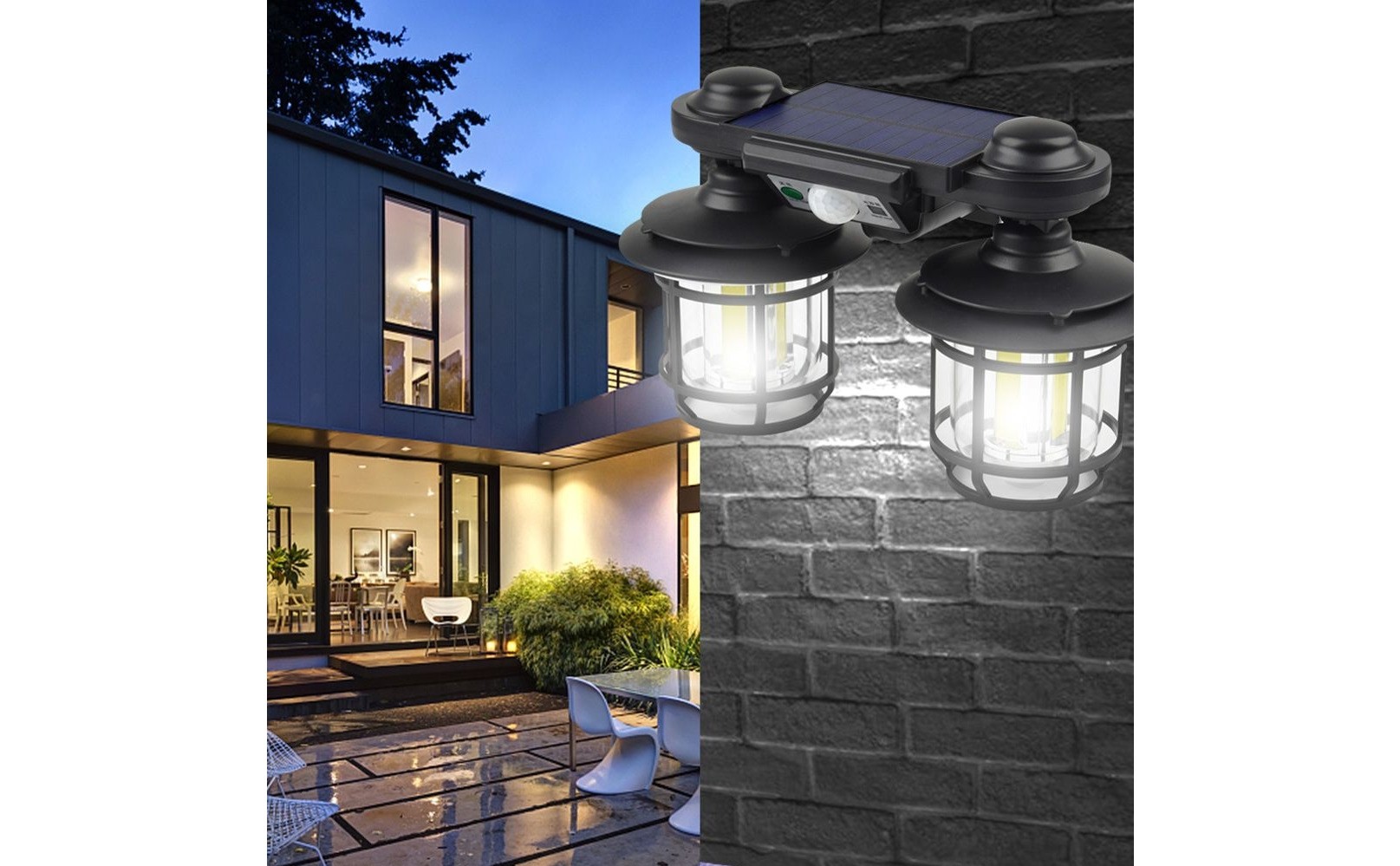 Felinar solar 192 LED, senzor, 30W, telecomanda