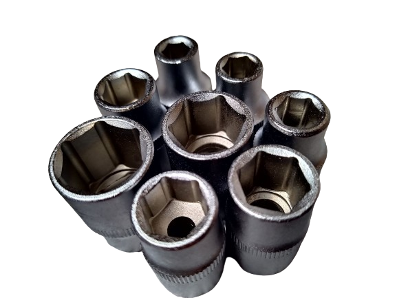 Set 9 piese Cheie cu clichet 1/2 , Capete chei tubulare, 8-19 mm