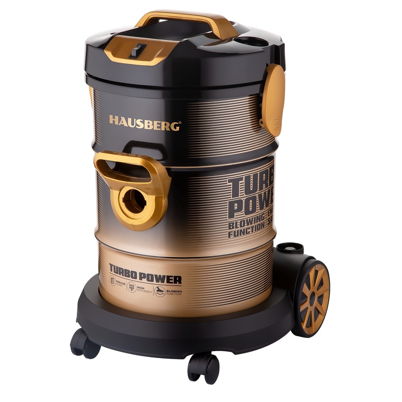 Aspirator Turbo Power Hausberg HB-2835, Putere 2000-2400W, Capacitate ...